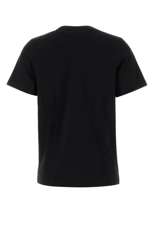 Maison Kitsuné Cotton T-shirt With Fox Head Patch - Black