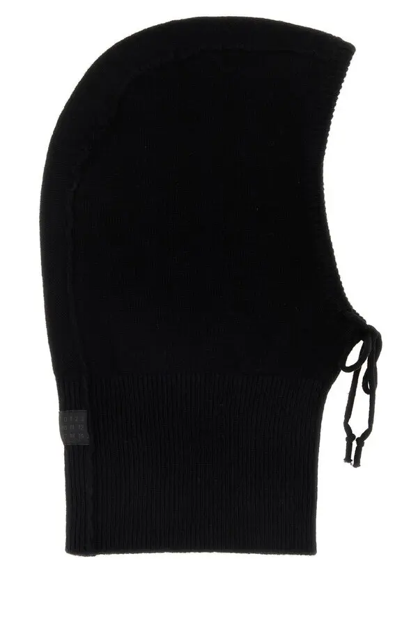MAISON MARGIELA Wool Blend Balaclava - Black