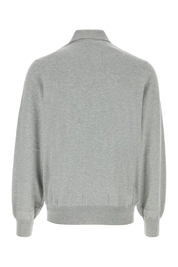 Brunello Cucinelli Cotton Polo Shirt - Grey