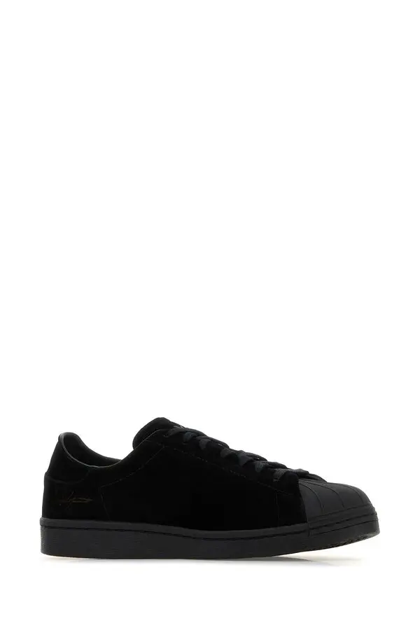 Y3 KURO Suede Kuro Superstar Sneakers