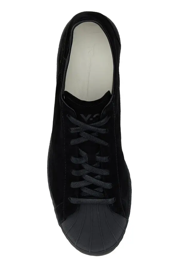 Y3 KURO Suede Kuro Superstar Sneakers