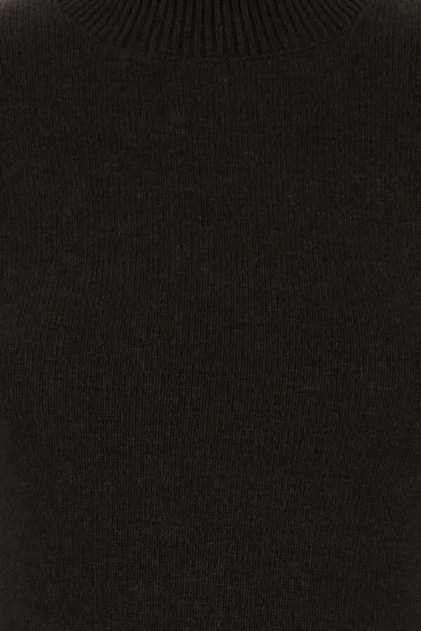 MAISON MARGIELA Wool Blend High Neck Sweater Dress