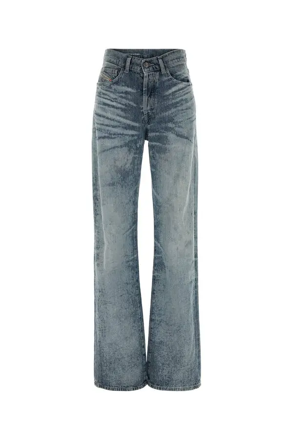 DIESEL® Stonewashed & Distressed Denim Jeans - Blue