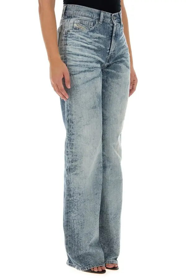 DIESEL® Stonewashed & Distressed Denim Jeans - Blue