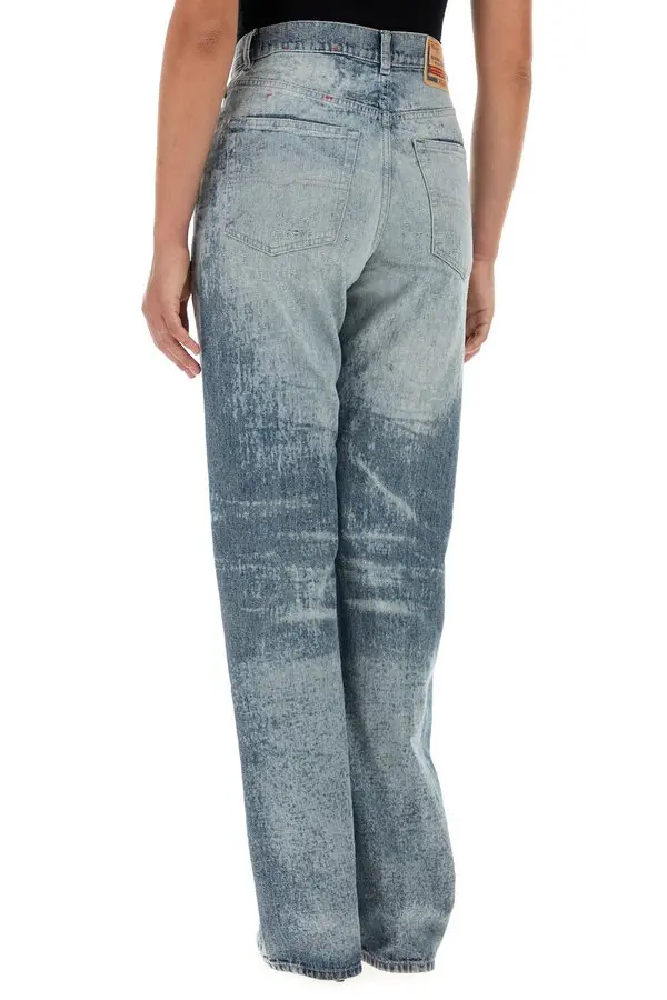 DIESEL® Stonewashed & Distressed Denim Jeans - Blue
