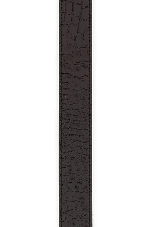 Valentino Garavani Alligator Leather Belt With Vlogo Buckle