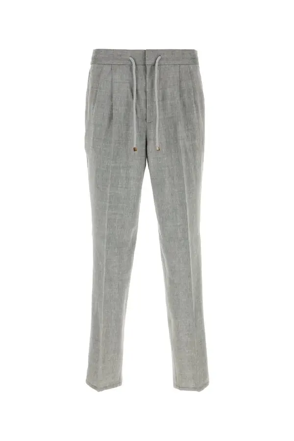 Brunello Cucinelli Linen Blend Trousers