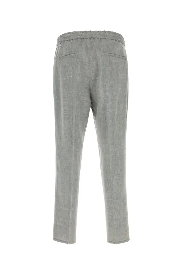 Brunello Cucinelli Linen Blend Trousers