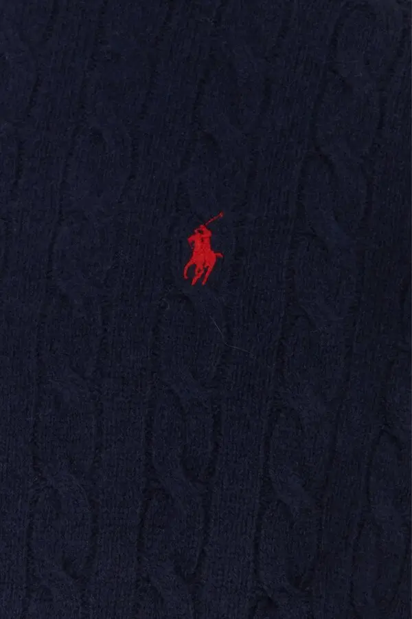 Polo Ralph Lauren Navy Wool Blend Sweater