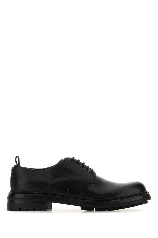 Dolce & Gabbana Leather Lace-up Derby Shoes