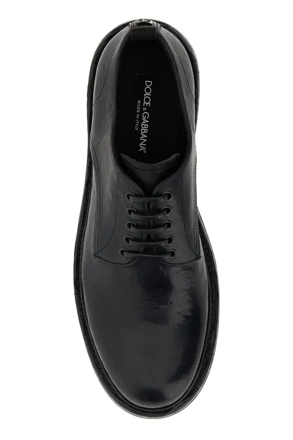 Dolce & Gabbana Leather Lace-up Derby Shoes