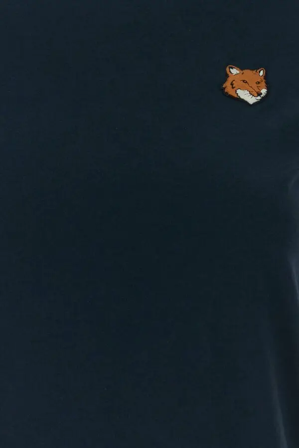 Maison Kitsuné Cotton T-shirt With Fox Head Patch