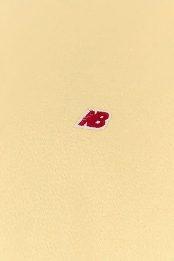 NEW BALANCE Pure Cotton Sweatshirt With Logo Patch
