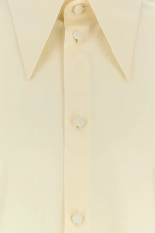 Valentino Garavani Cream Poplin Shirt
