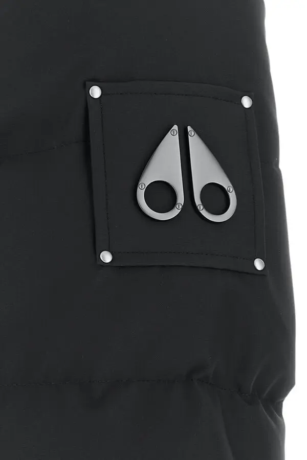 Moose Knuckles Polyester Cloud Bomber Down Jacket - Black