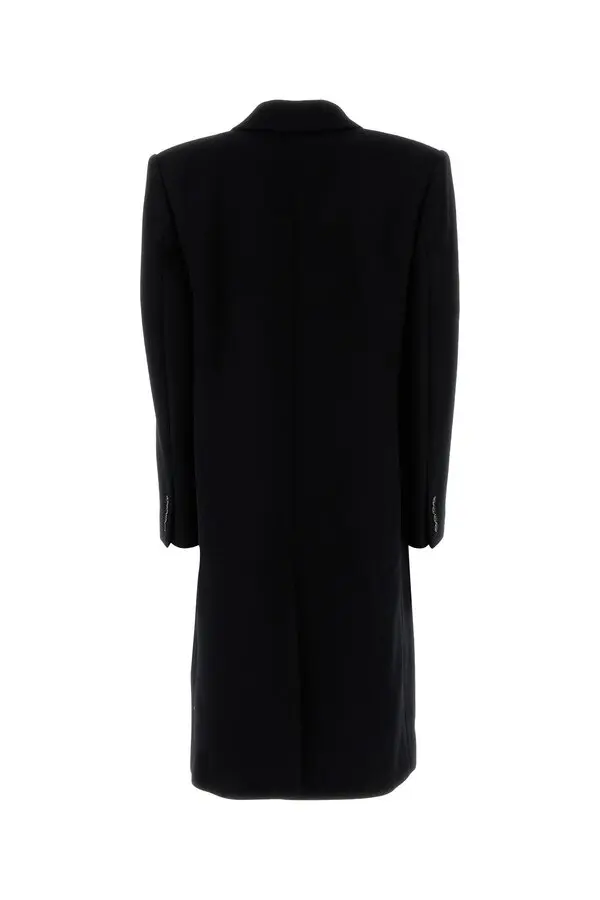 Givenchy Wool Coat With Padded Shoulders