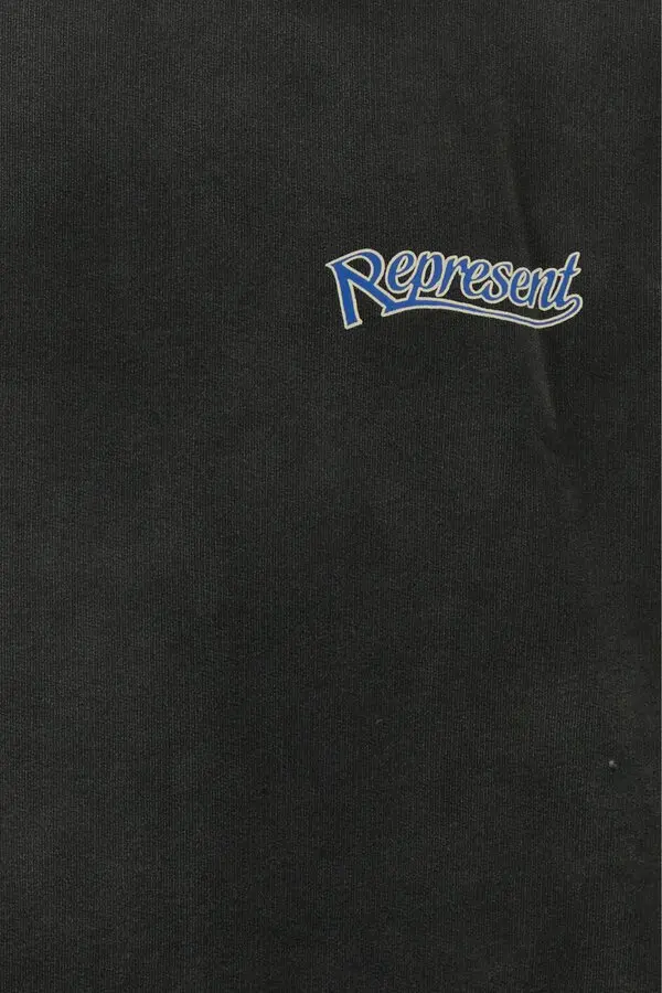 REPRESENT Cotton Hooded Sweatshirt With Printed Logo