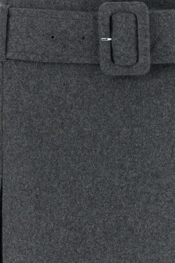 A.p.c. Flannel Cecile Mini Skirt - Grey
