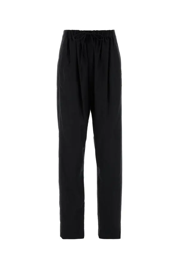 LEMAIRE Charcoal Cashmere Blend Trousers