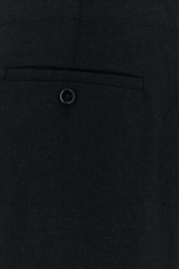 LEMAIRE Charcoal Cashmere Blend Trousers