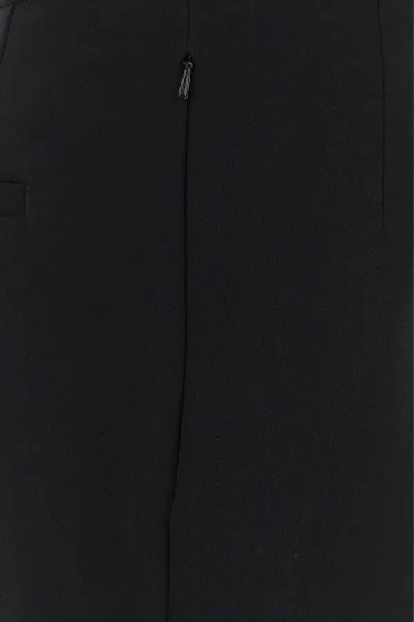 Dries Van Noten Tailored Polyester Pants With Pleats - Black