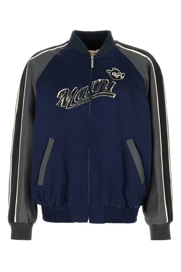 Marni Satin Bomber Jacket