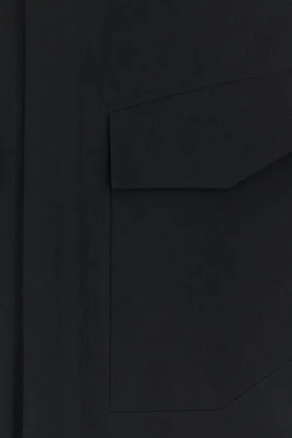 Veilance Coated Nylon Field Windbreaker Jacket - Black