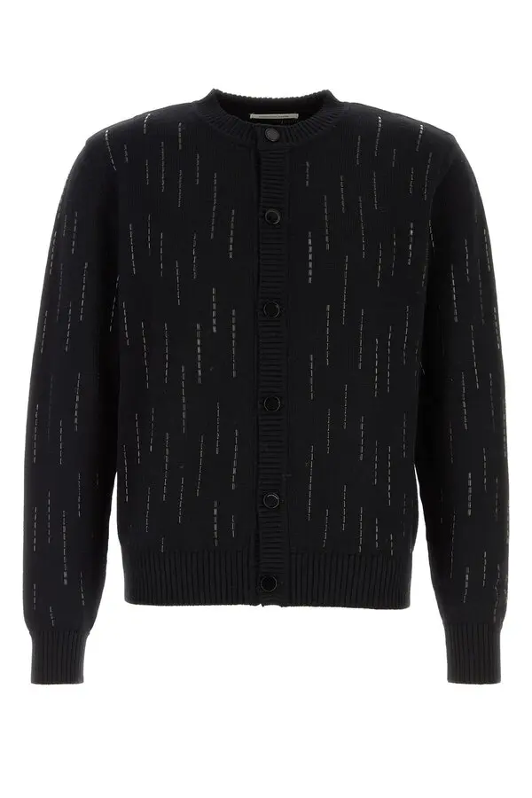 ERNEST W.BAKER Wool Cardigan With Patches