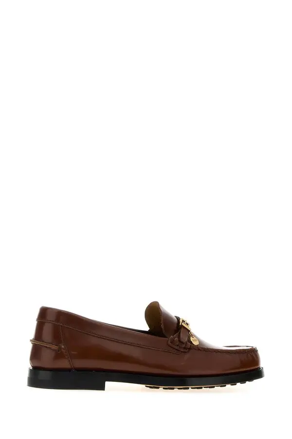 TOD'S Leather Loafers With Adjustable Logo Strap