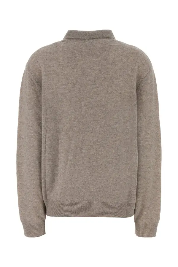 Le Kasha Dove Cashmere Crete Polo Shirt
