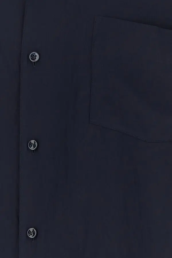 Giorgio Armani Navy Viscose Blend Shirt