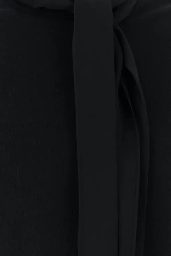 Carven Cotton Oversize T-shirt With Tie Detail