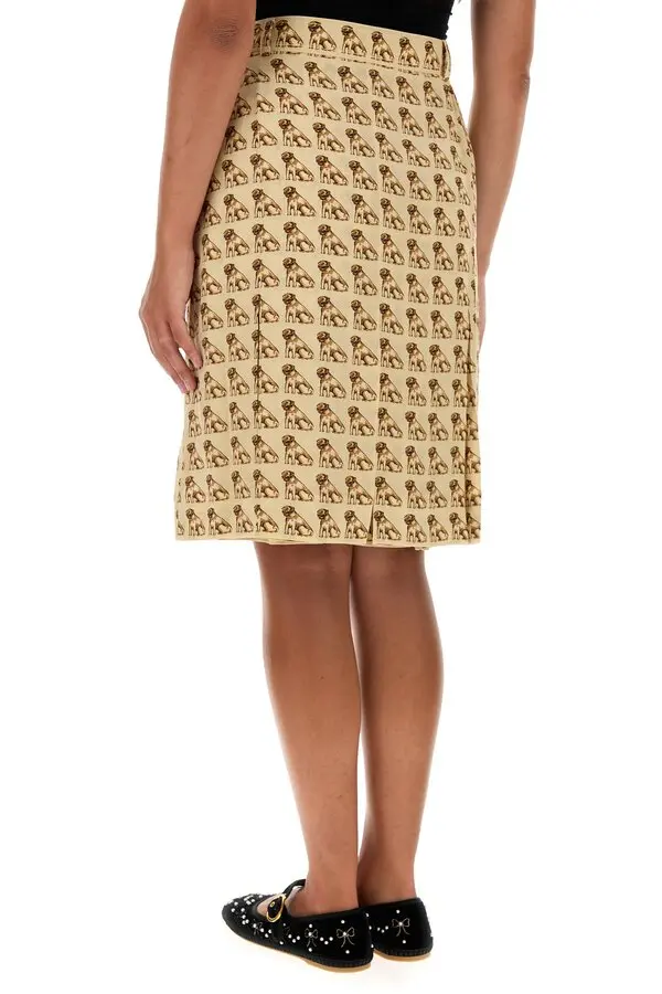 Valentino Garavani Printed Silk Crepe Skirt