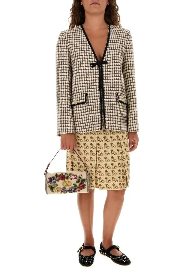 Valentino Garavani Printed Silk Crepe Skirt