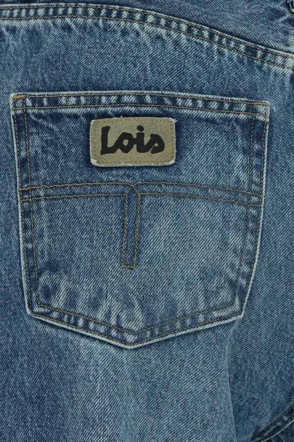 LOIS Stonewashed Cotton Denim Jeans
