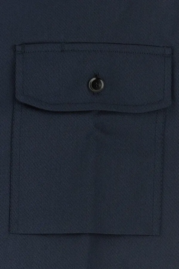 Brioni Dark Wool Shirt