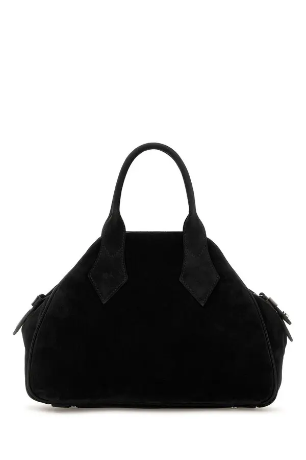 VIVIENNE WESTWOOD Suede Yasmine Handbag - Black
