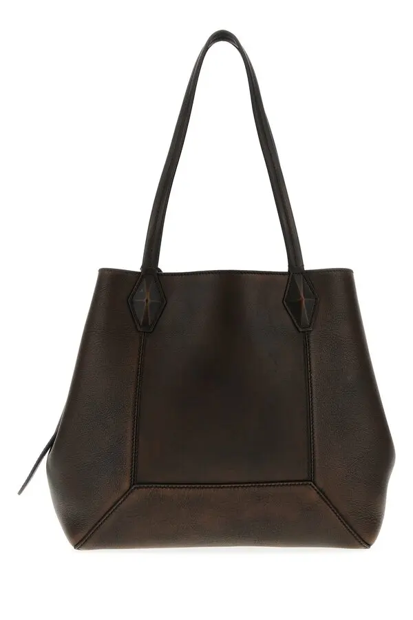 JIMMY CHOO Leather Shopping Bag