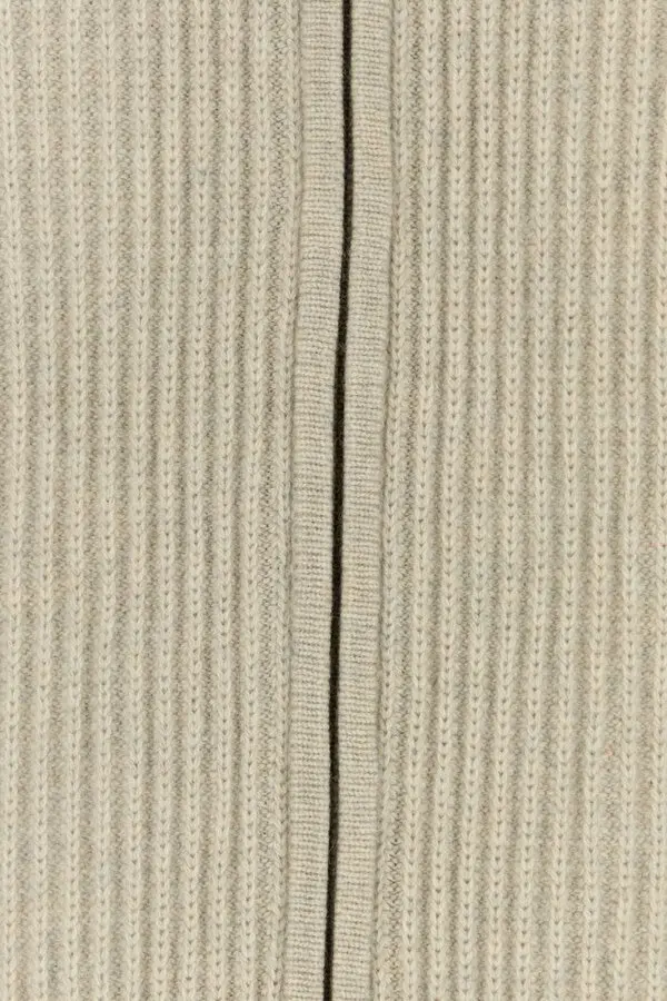 Le Kasha Ribbed Organic Cashmere Zip Cardigan