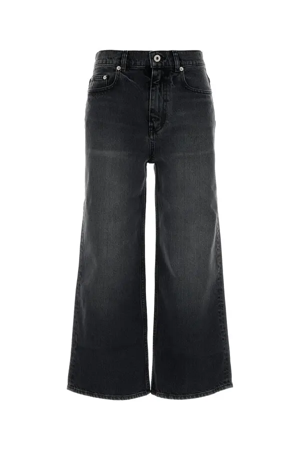 Kenzo Cropped Stretch Denim Jeans