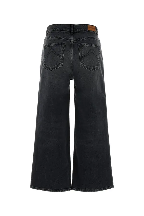 Kenzo Cropped Stretch Denim Jeans
