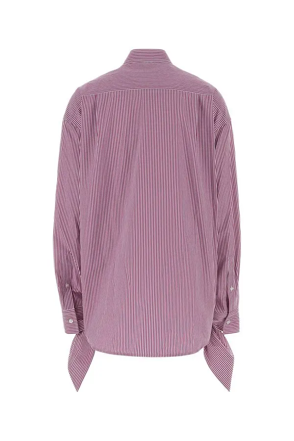 Balenciaga Embroidered Oversize Poplin Shirt