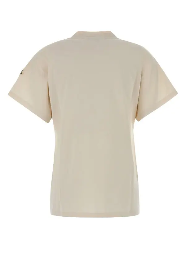 Moncler Cotton T-shirt With Embroidered Logo