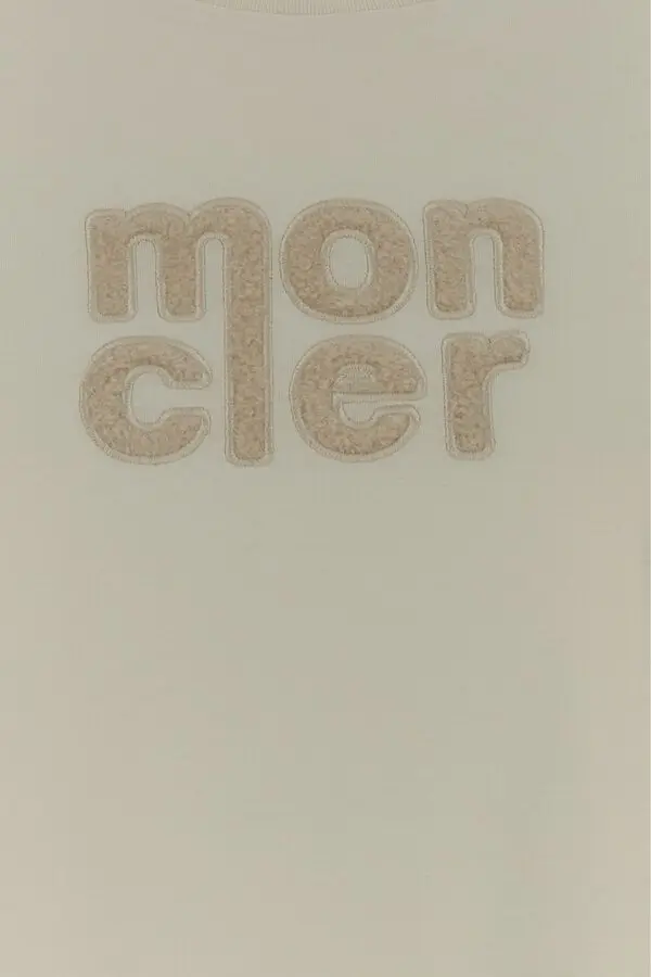 Moncler Cotton T-shirt With Embroidered Logo