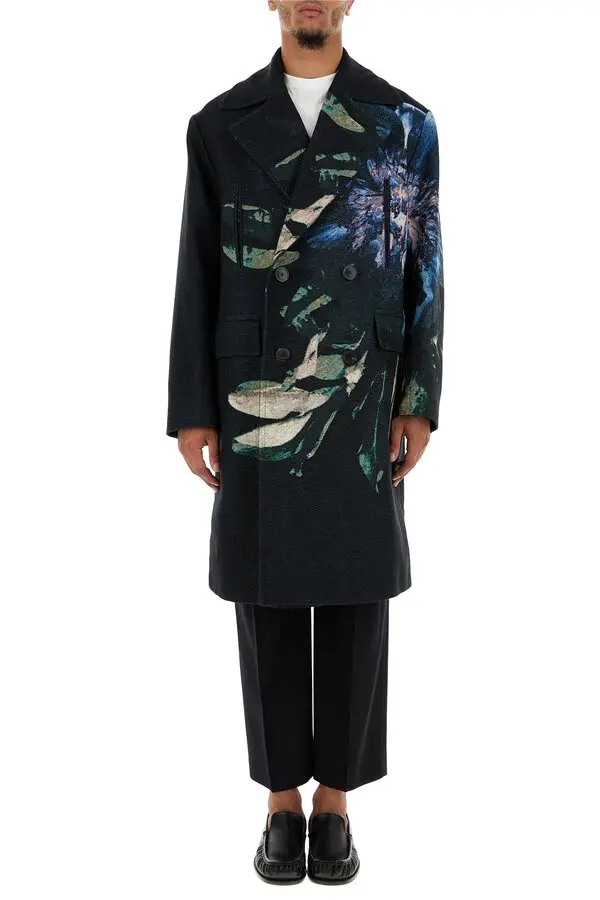 Dries Van Noten Pure Wool Pleated Trousers
