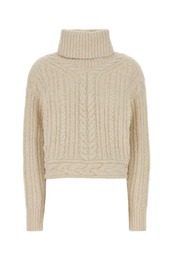 Isabel Marant Étoile Ivory Cotton Blend Brenda Sweater - White