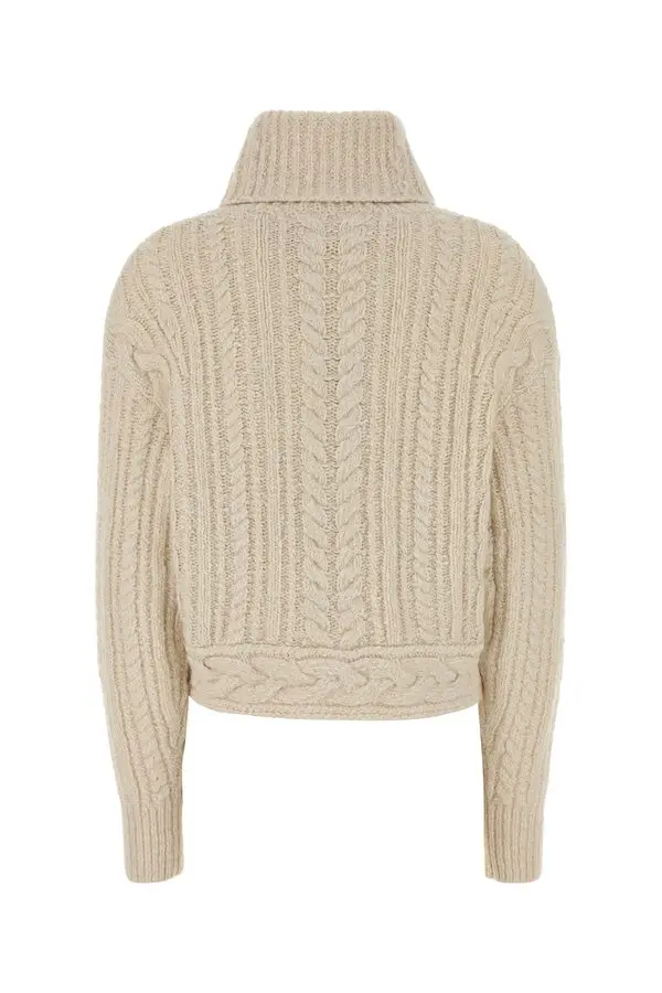Isabel Marant Étoile Ivory Cotton Blend Brenda Sweater - White