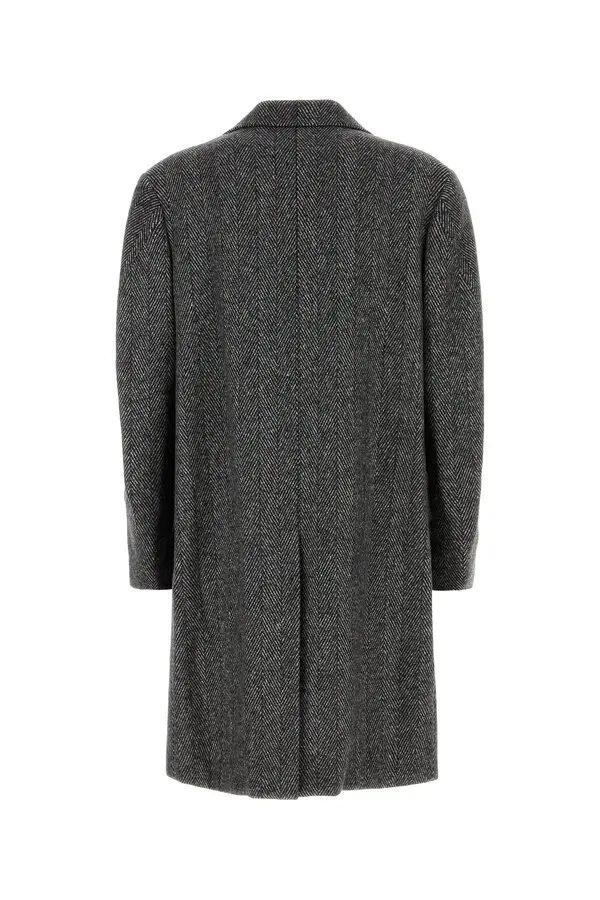 Givenchy Embroidered Wool Blend Coat