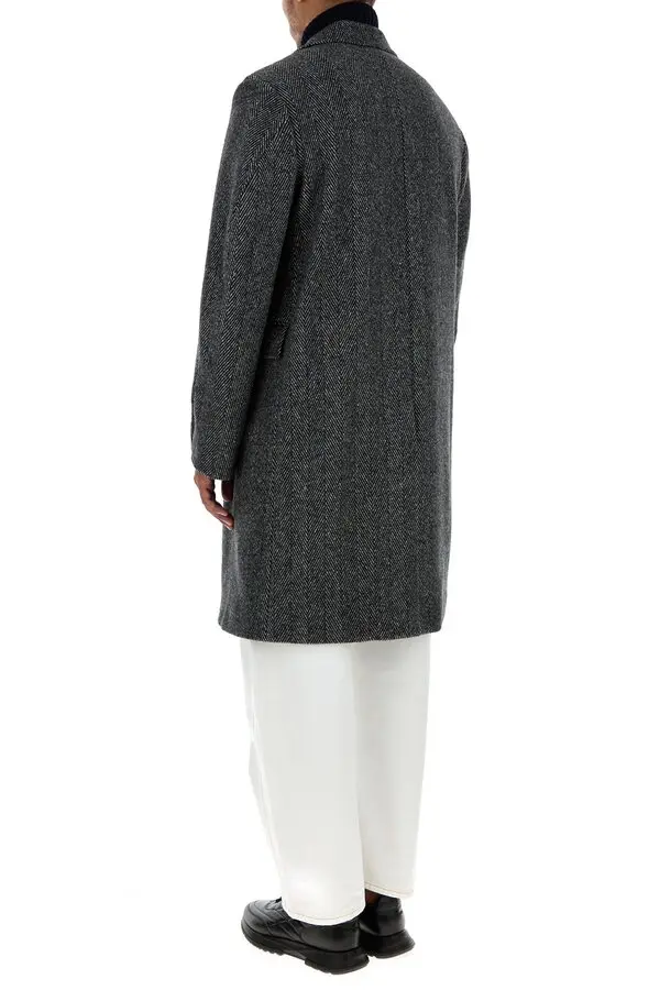 Givenchy Embroidered Wool Blend Coat