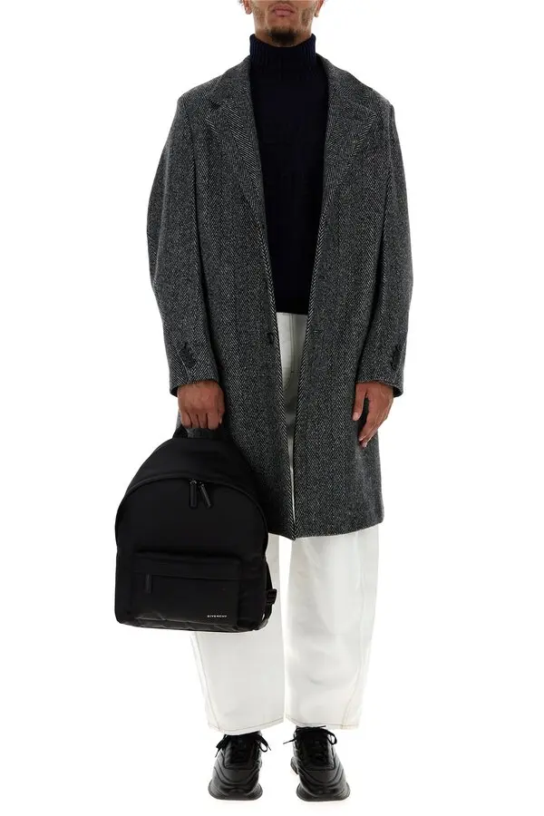 Givenchy Embroidered Wool Blend Coat